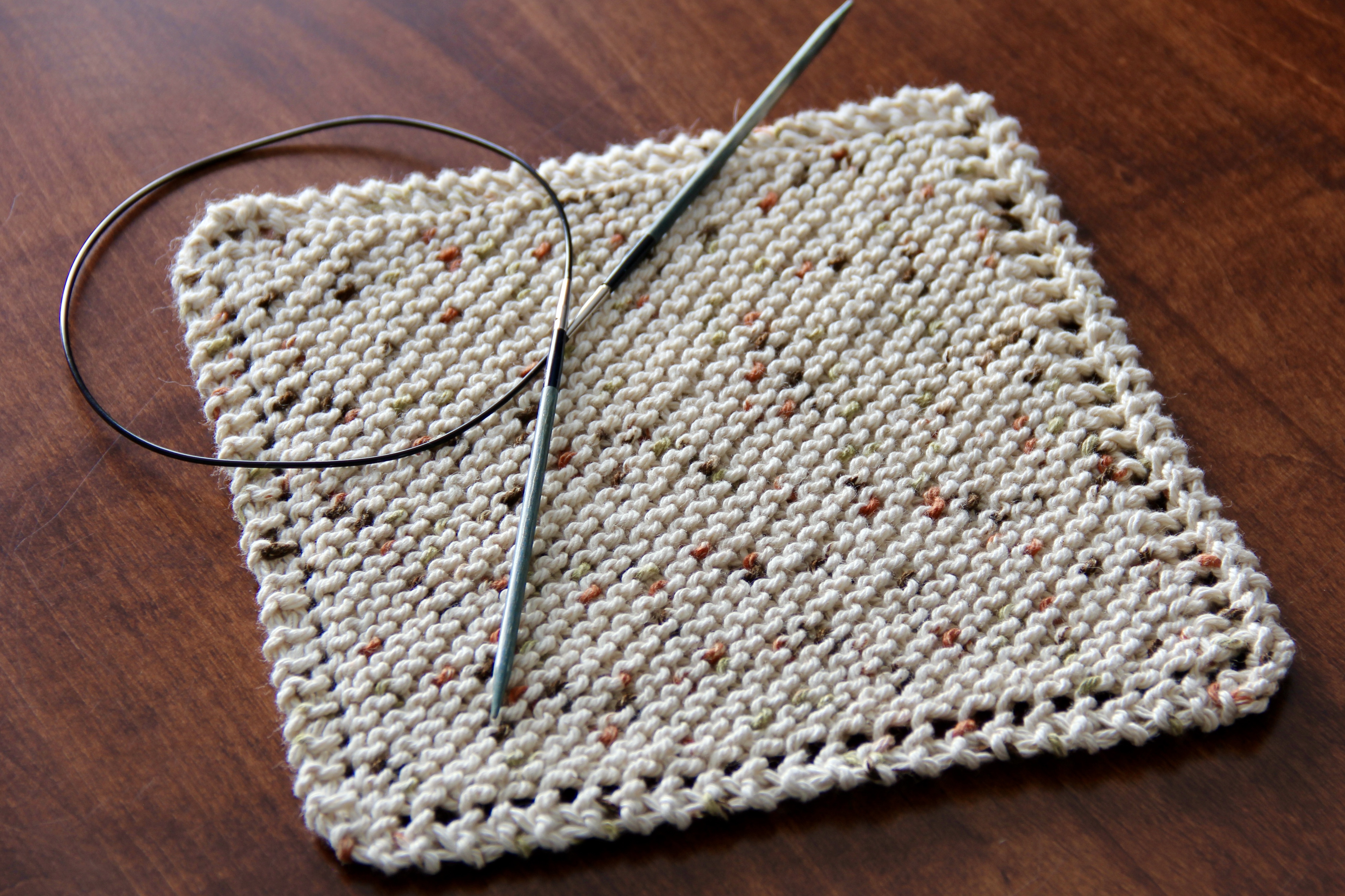 Diagonal Knitting Pattern